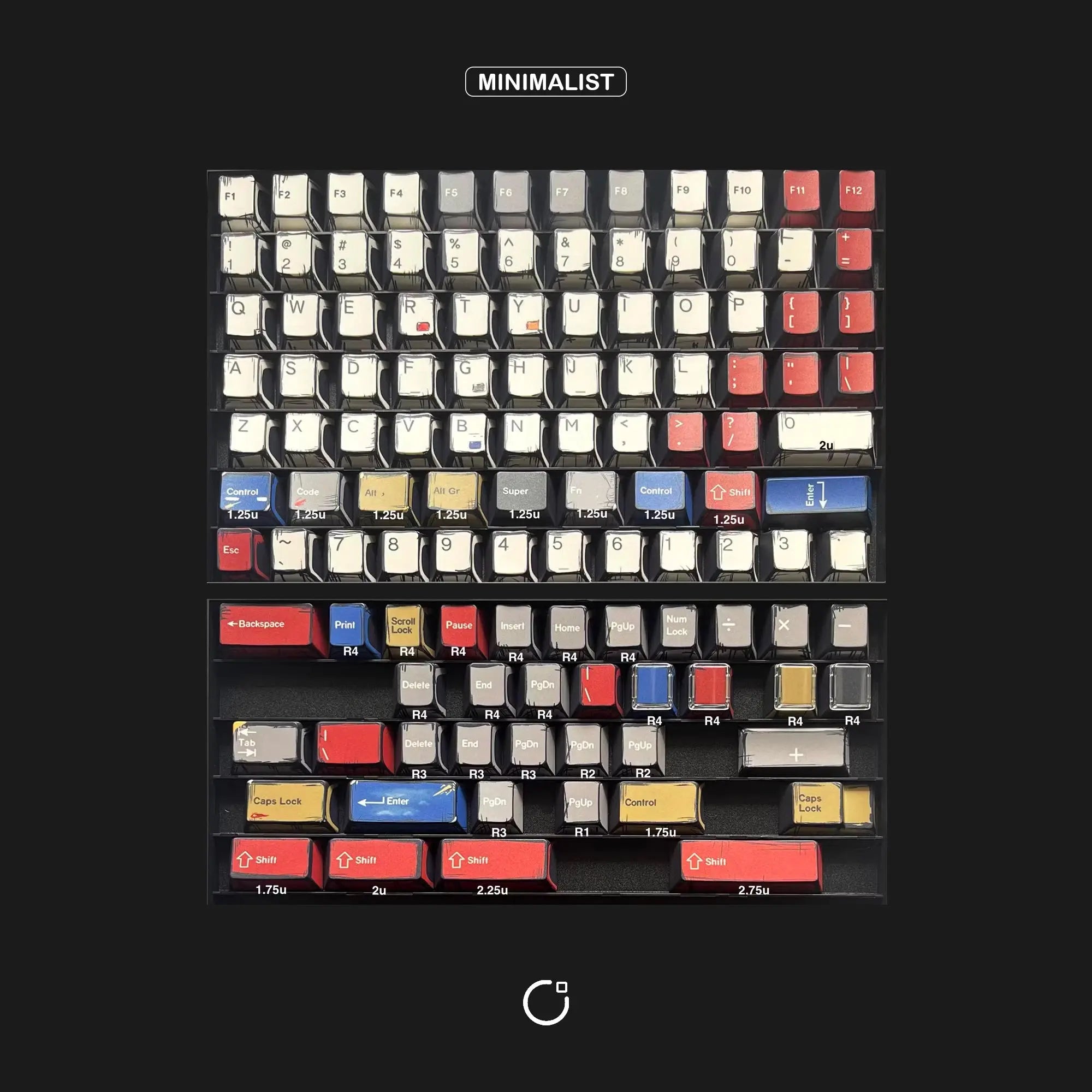 Multi Comics Styles PBT Keycaps | OliveKeys