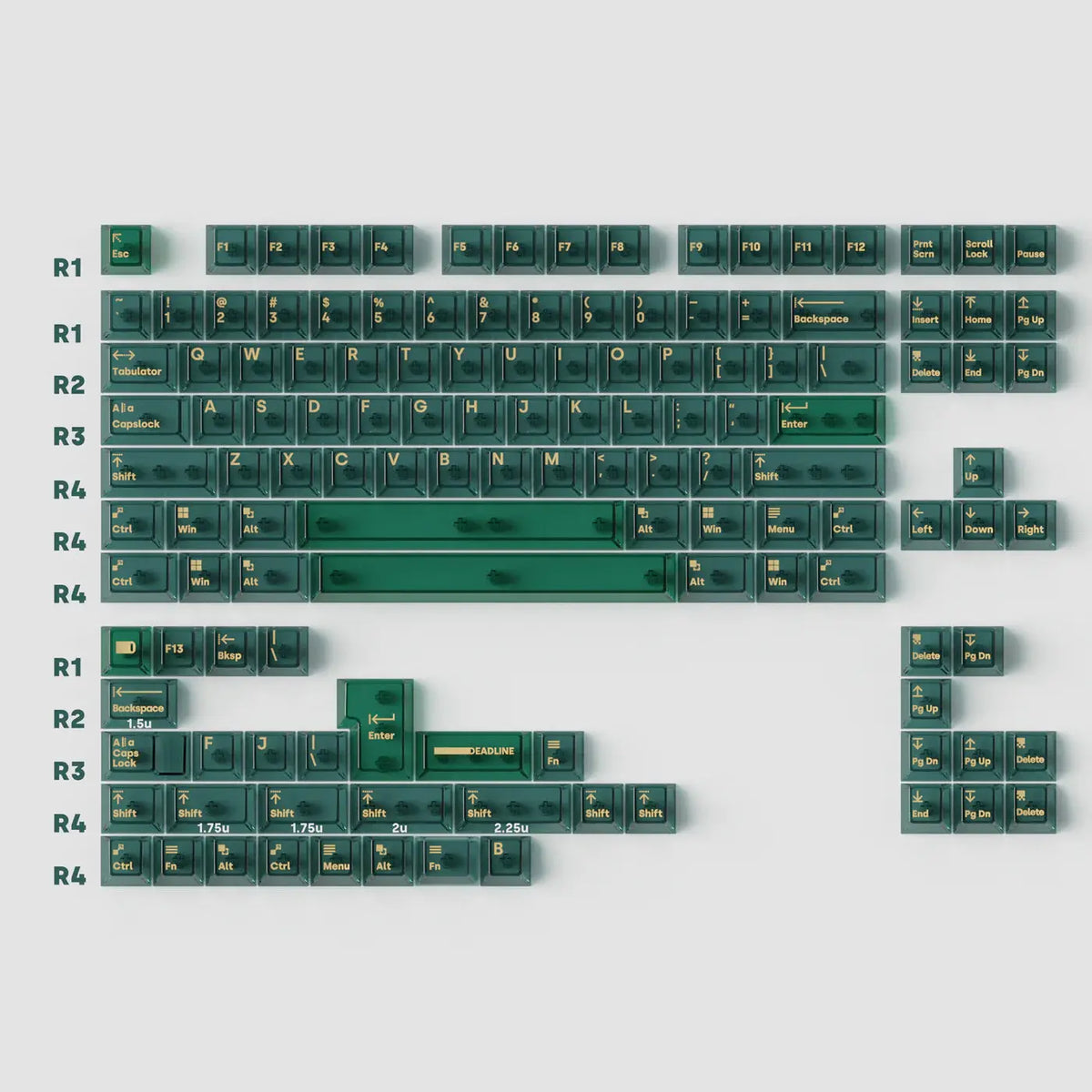 High-Quality Air-Mallche Keycaps for Customization – Olivekeys