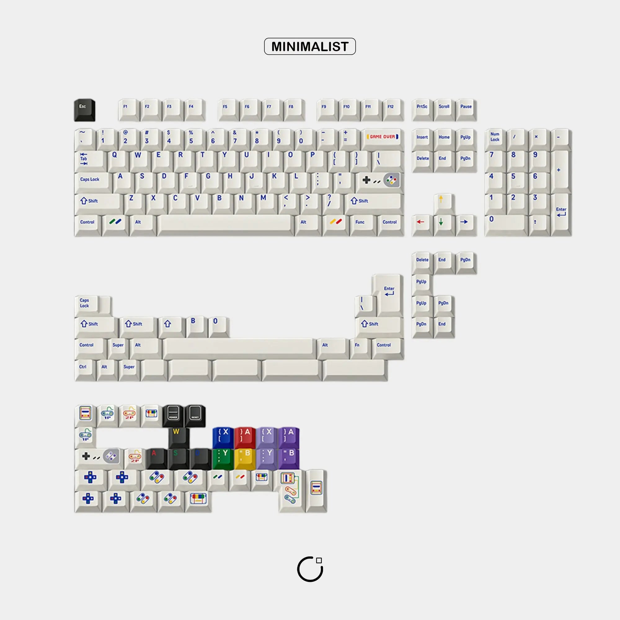 Custom Super Famicon PBT Keycaps – OliveKeys